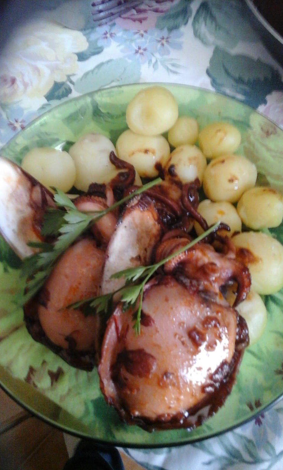 PANELA AO LUME DA ISENTA: Choquinhos à algarvia com batatas cozidas