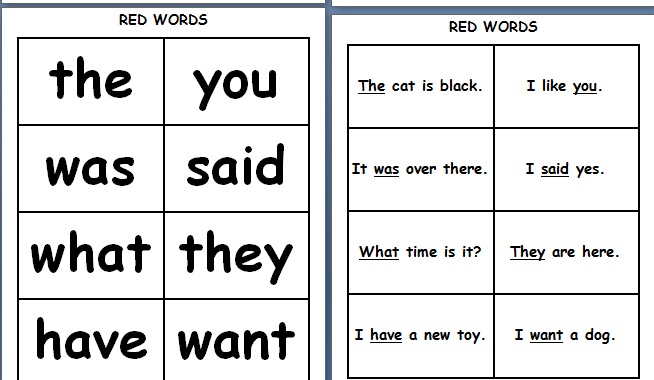 LaSota's Little Learners: Red Words Intervention