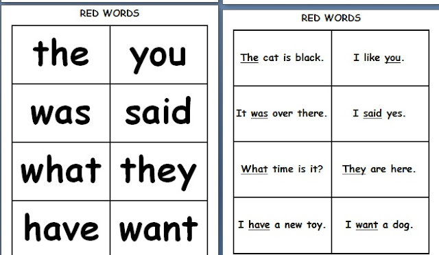 LaSota's Little Learners: Red Words Intervention