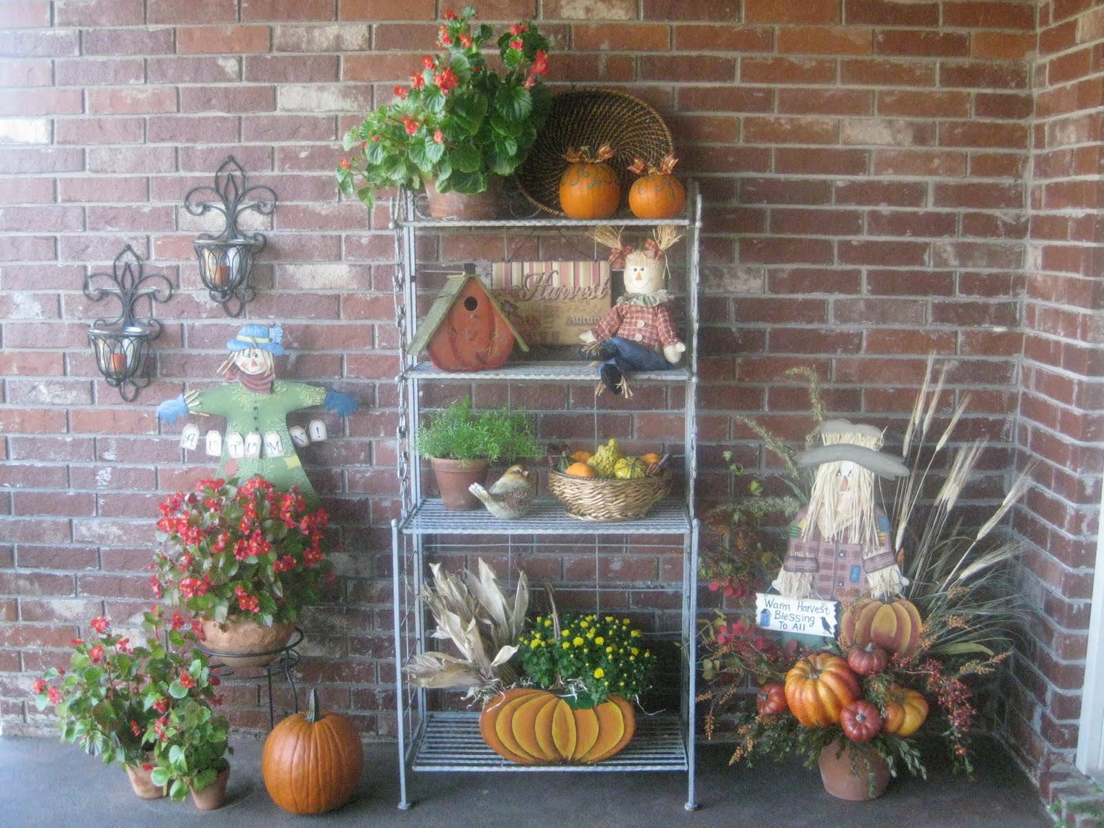 Kristen's Creations: Autumn Patio Display