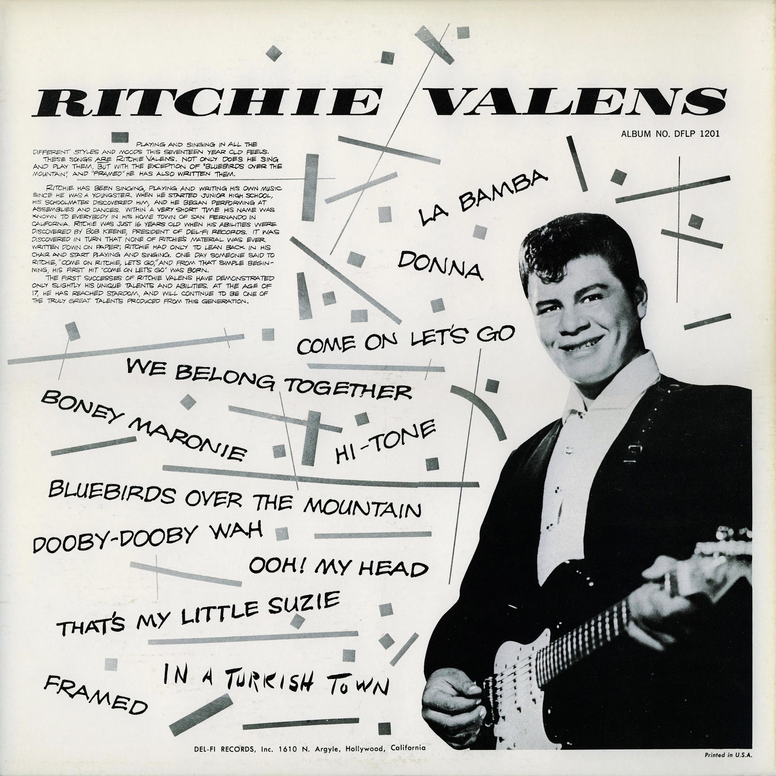 1959 Ritchie Valens - Ritchie Valens - Rockronología