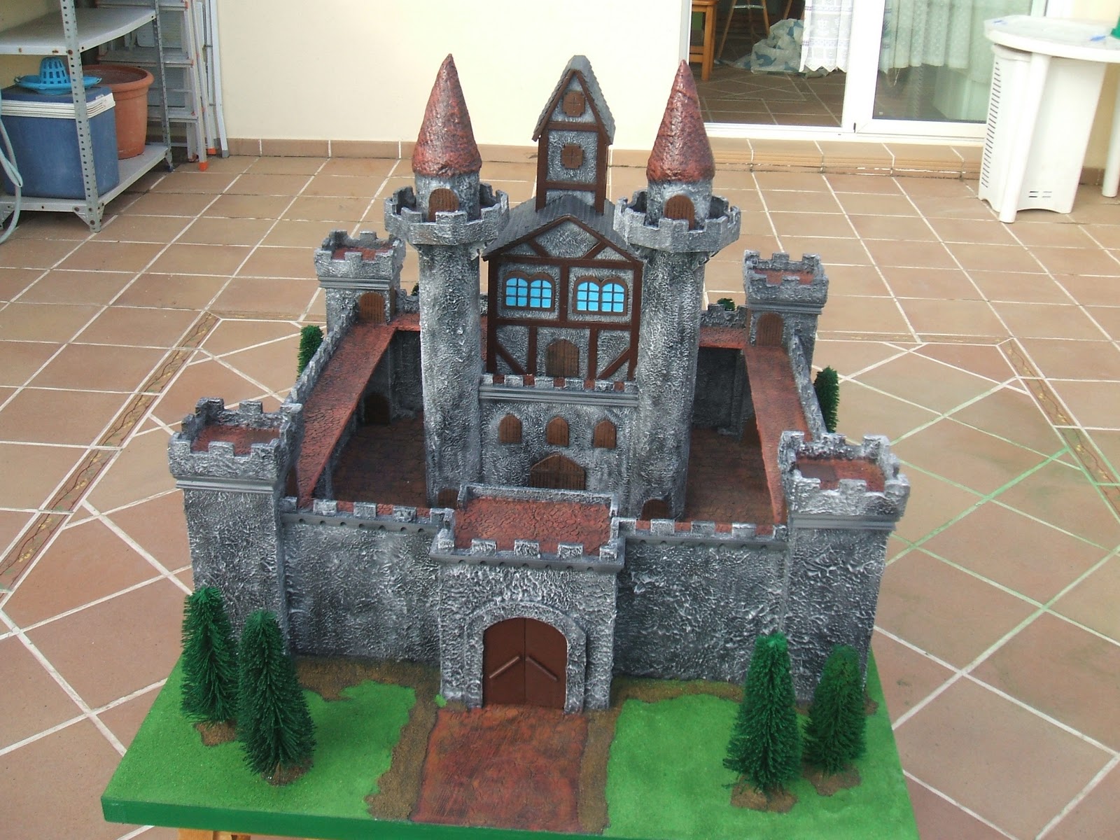 El pincel de Dami: Castillo medieval