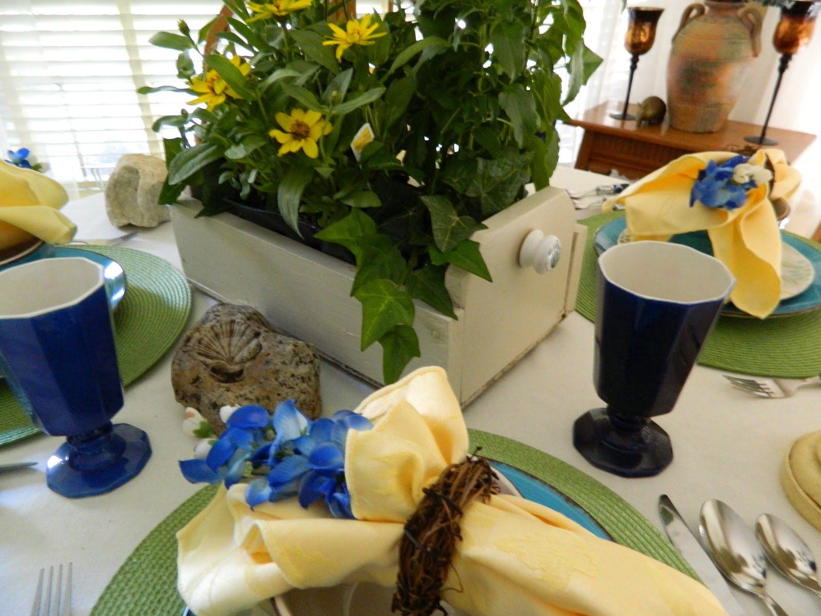 ~Tablescapes By Diane~: Earth Day/ Tablescape.