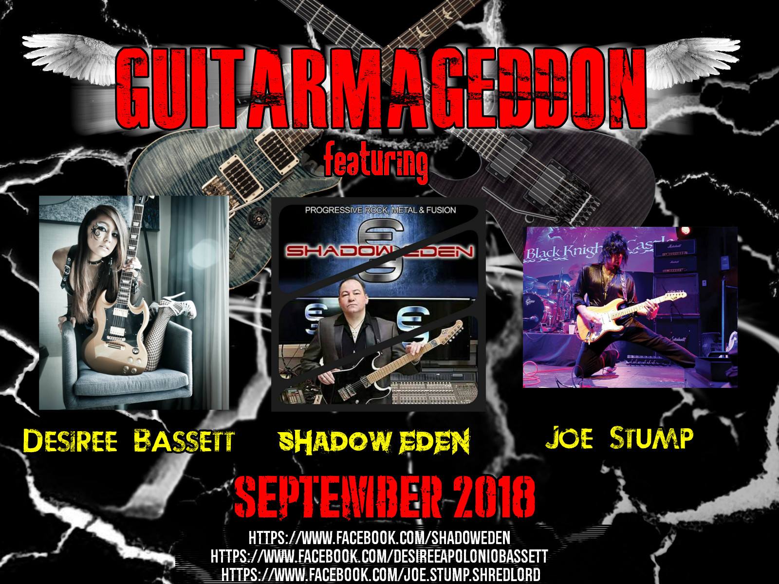 Desiree Bassett: Guitarmageddon tour announced with Shadow Eden, Joe Stump
