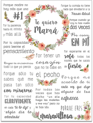 UN PEQUEÑO MUNDO DE COLORES: Un detallito para mamá