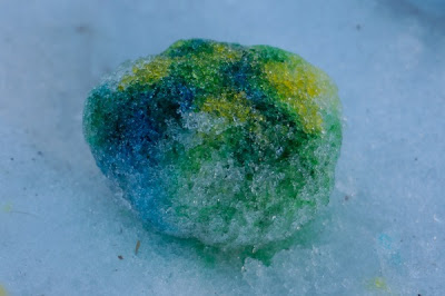 Outdoor Play Party - How to Make a Snowy Rainbow