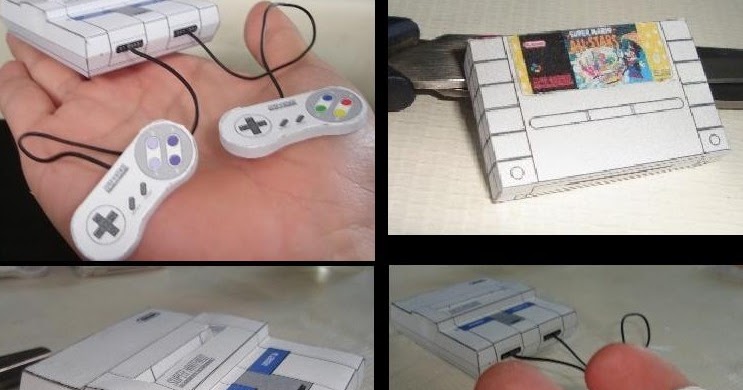 The Great World Of Papercraft: Super Nintendo Nes