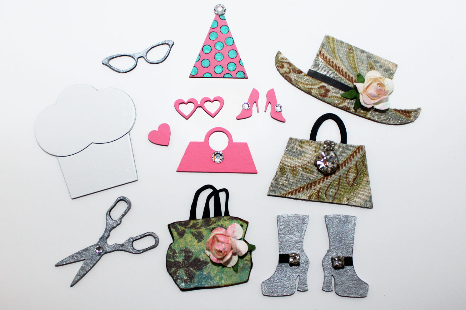 Retro Café Art Gallery: The NEW Unique Collage Cut-Outs Accessory Line ...
