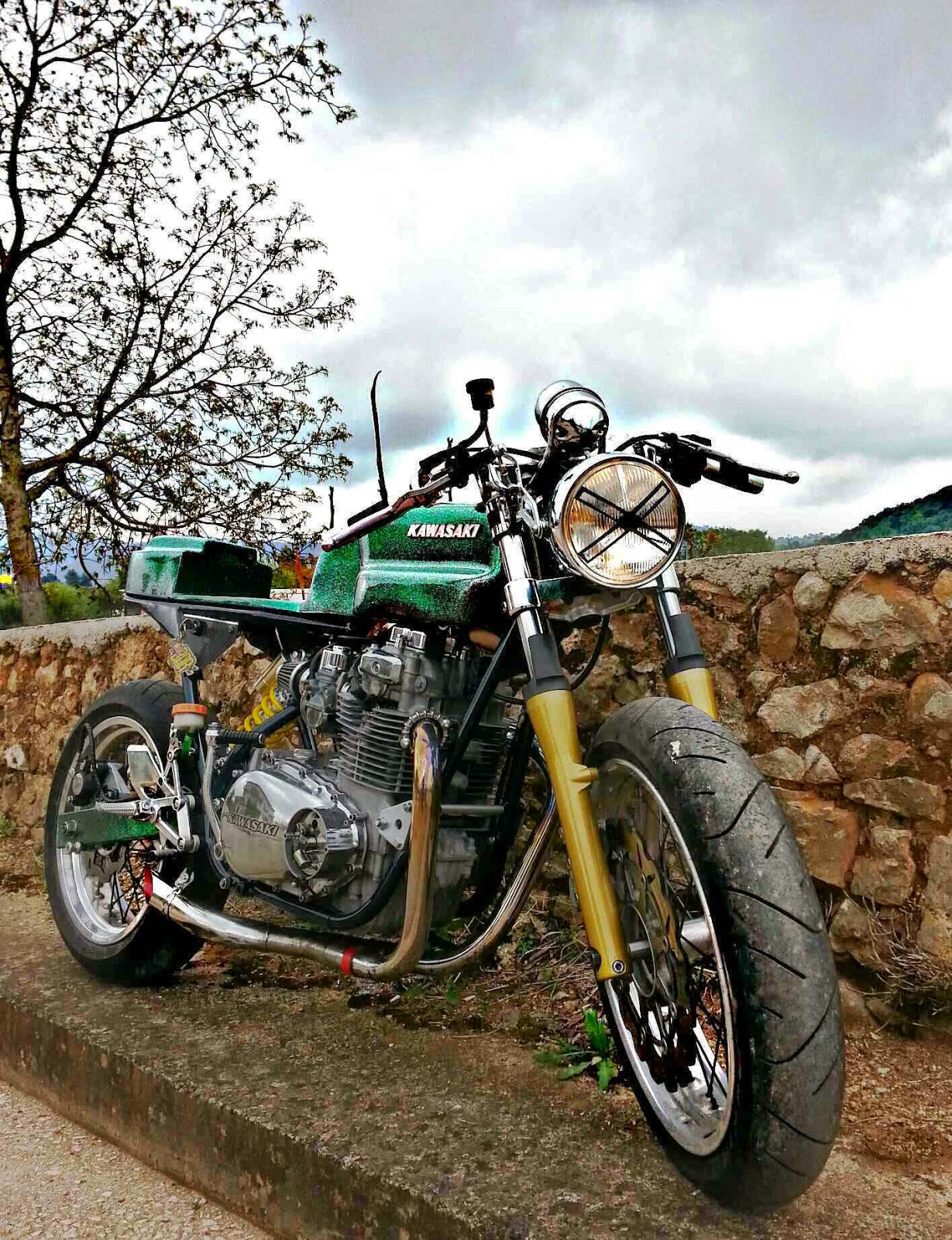 Kawasaki Z 400 Cafe Racer Usata | Reviewmotors.co