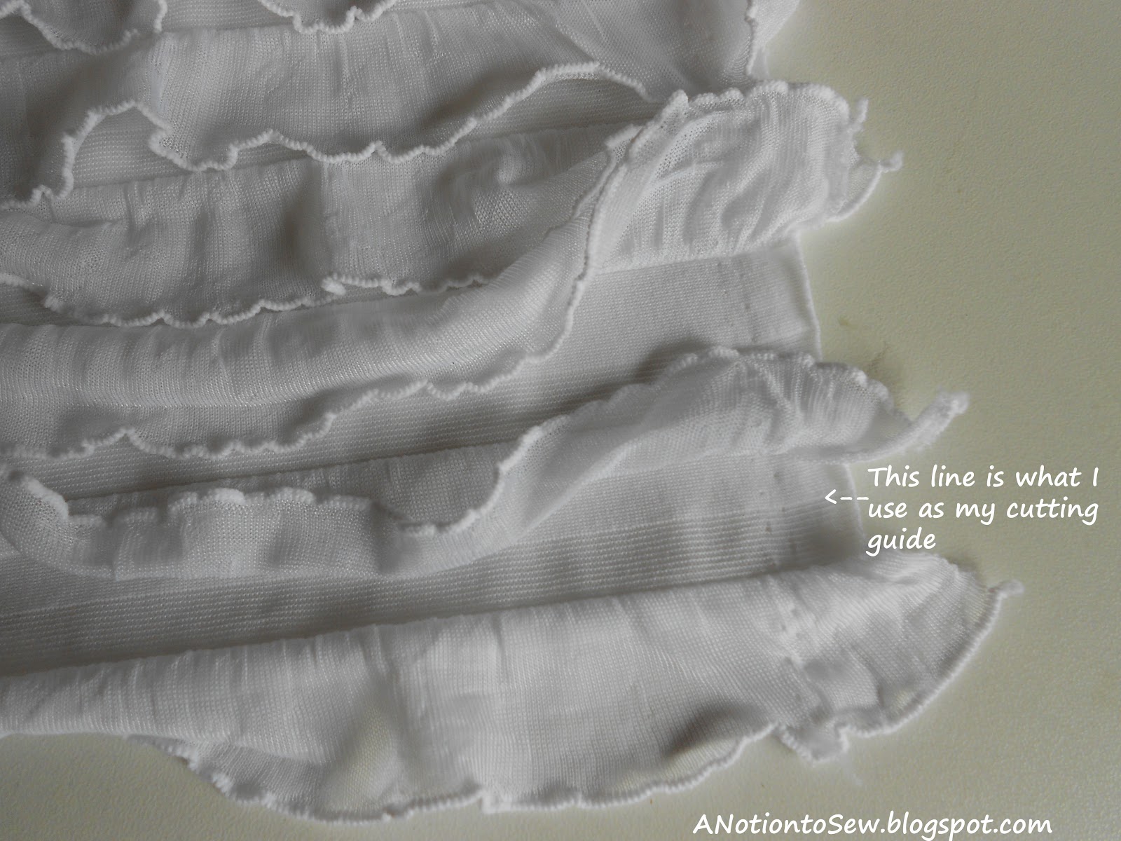 a notion to sew: Ruffle Fabric Trim Tutorial