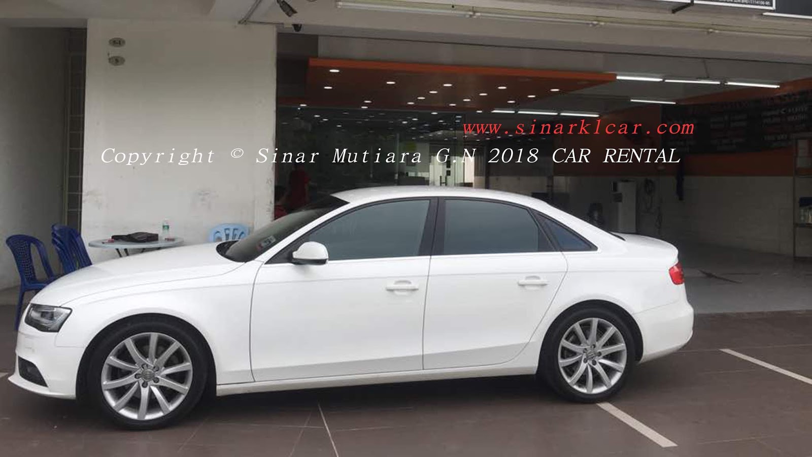Sewa Kereta Luxury Audi A4 1.8 TFSI Turbo (A) - White di Selangor