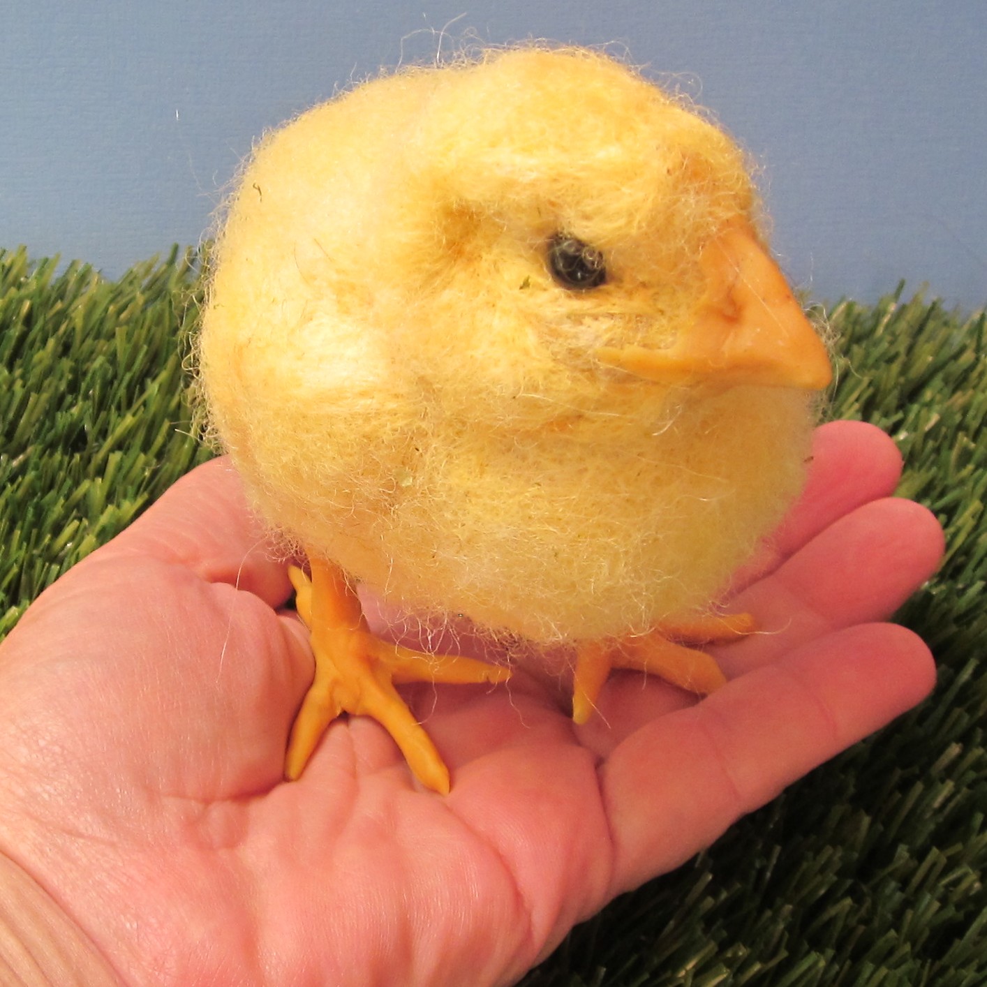 Needle Felted Art by Robin Joy Andreae: Baby Chick for Spring