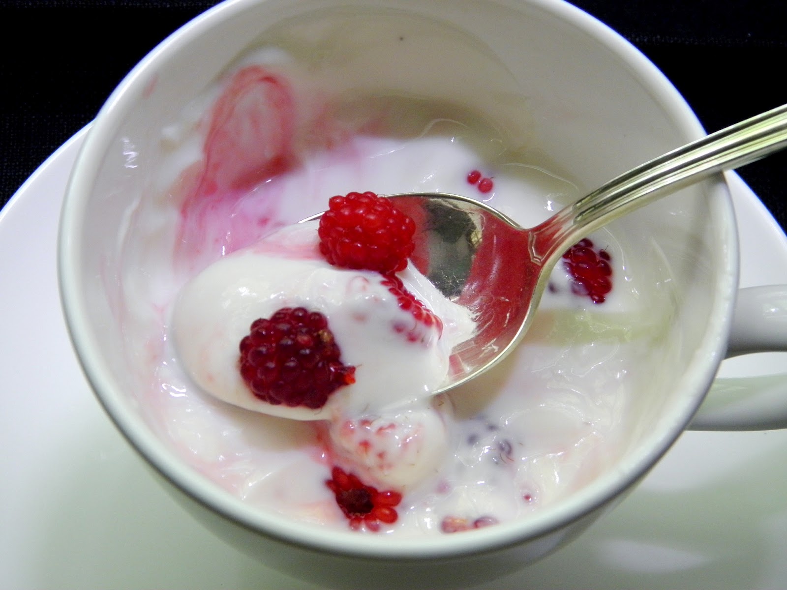 Greek Yogurt & Raspberries