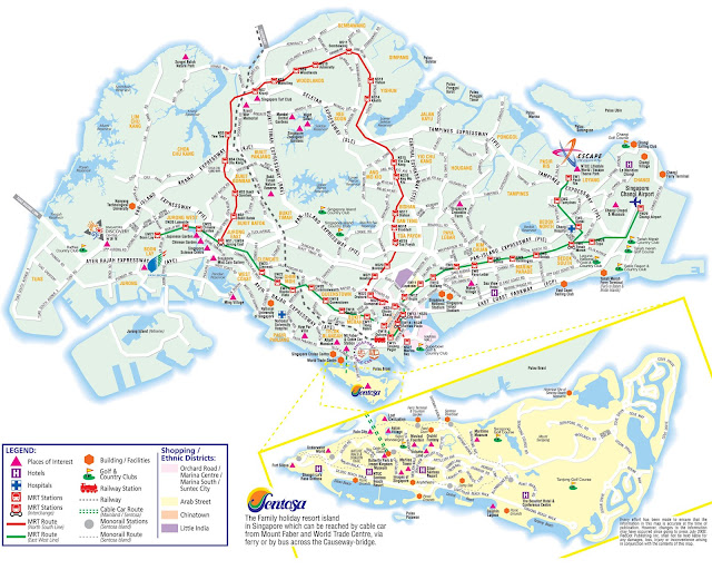 MAPS OF SINGAPORE