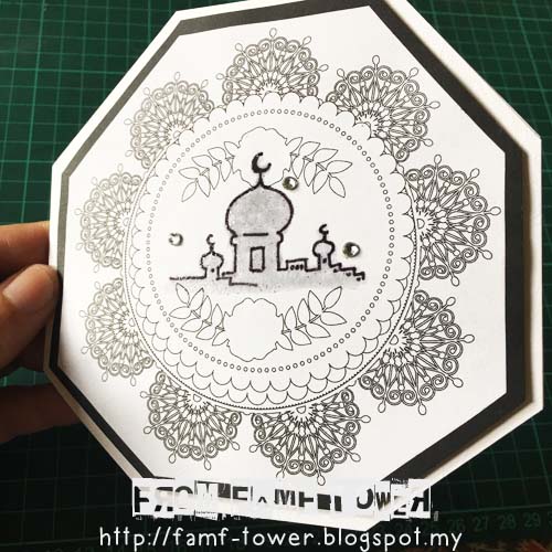 DIY Kad Hari Raya Guna Colouring Pages ~ From FAMF Tower