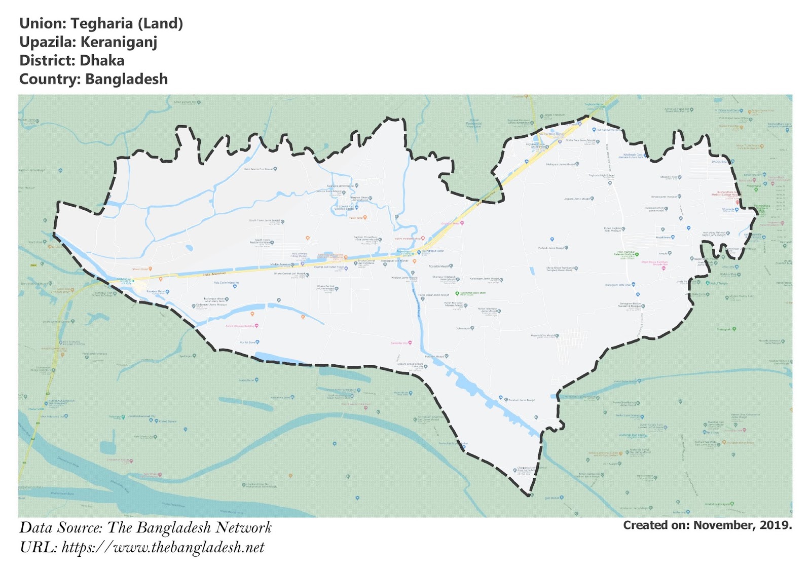 Tegharia Union, Dhaka