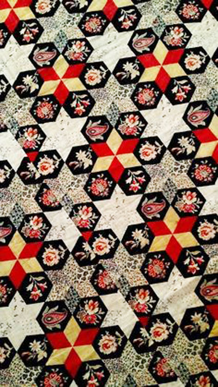Barbara Brackman's MATERIAL CULTURE: Cheater Cloth - Geometrical Chintz