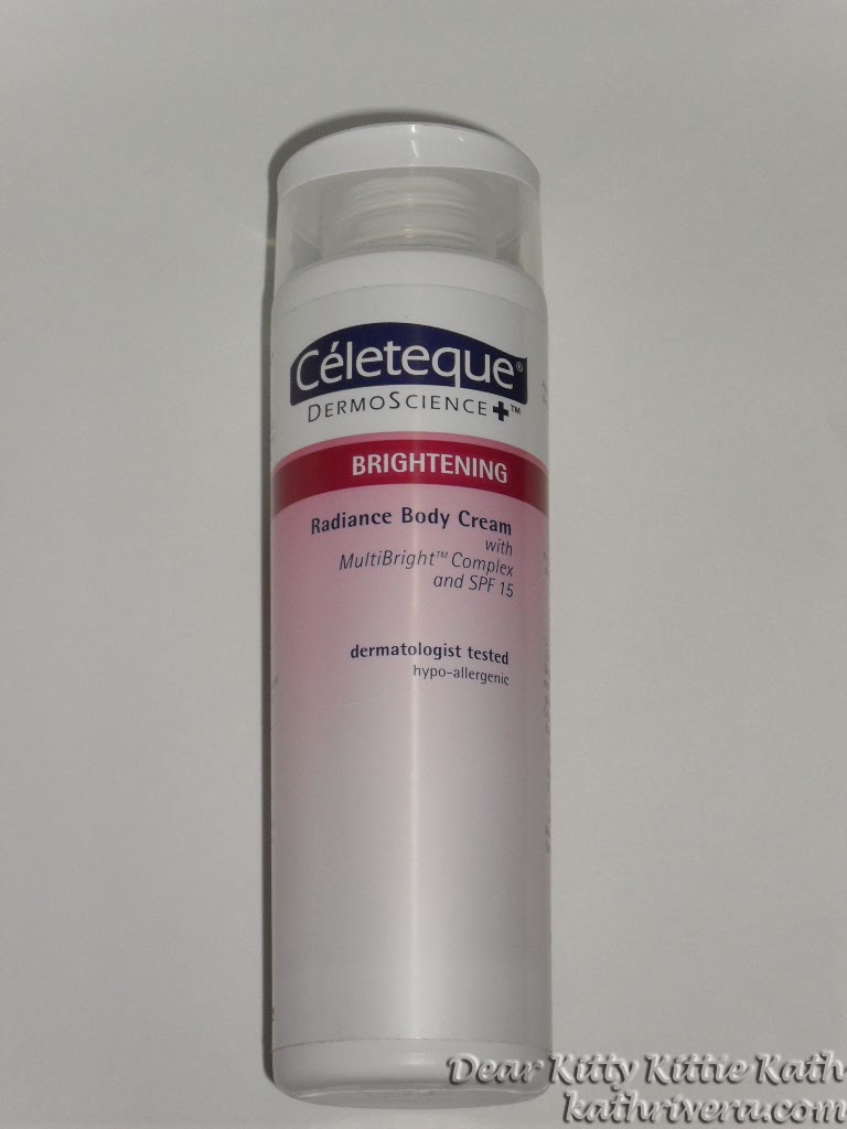 Product Review: Celeteque Brightening Radiance Body Cream | Dear Kitty ...