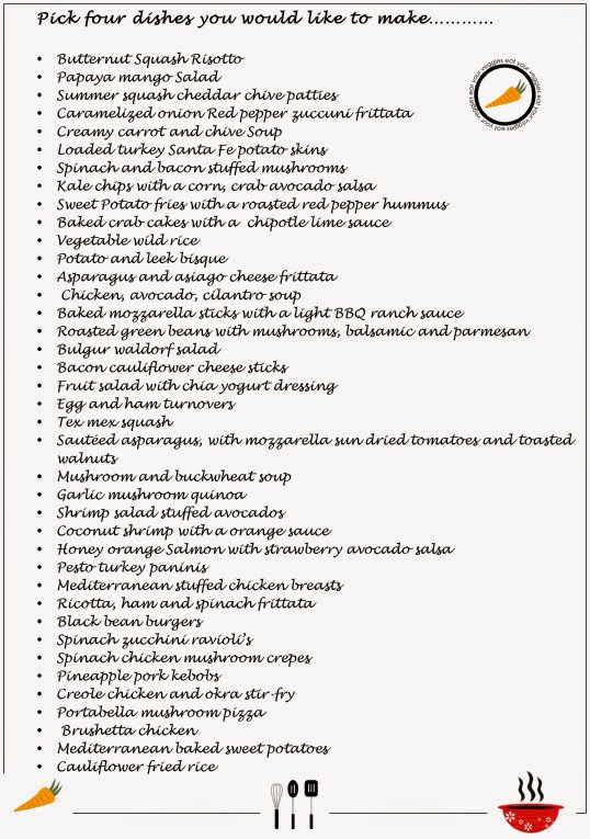 The Cooking Schaack: Healthy Cooking Class Menu for Groups or Parties