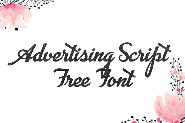 DLOLLEYS HELP: Advertising Script Free Font