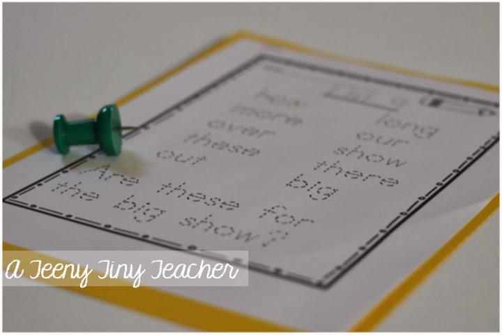 Five for Friday - A Teeny Tiny Teacher