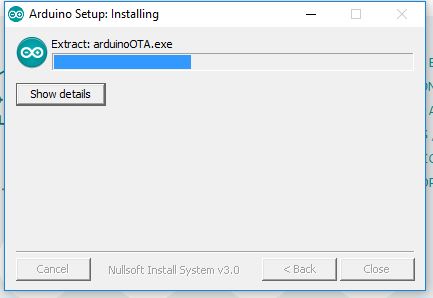 Figure 4 waiting for the installation to complete