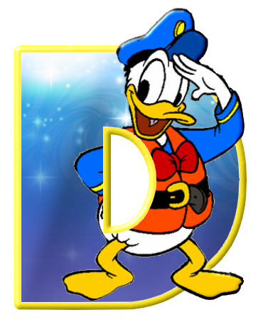 Alfabeto de personajes Disney con letras grandes. - Oh my Alfabetos!