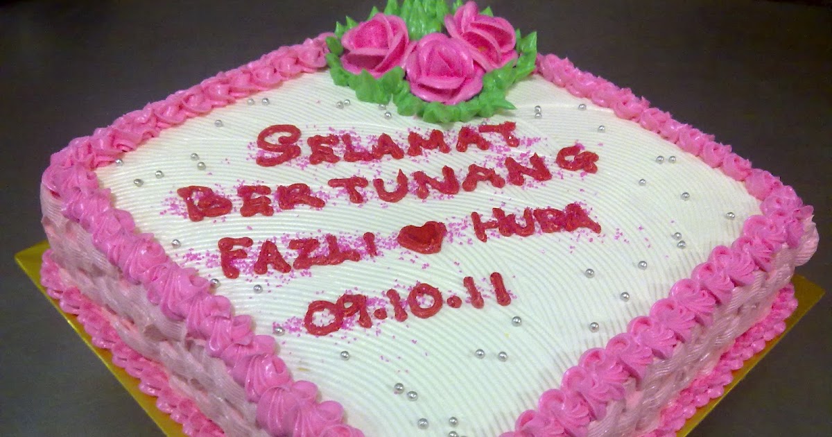 Kedai Kek Hajjah: contoh kek span