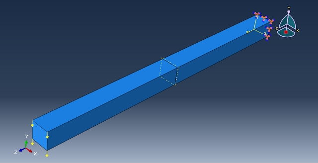 Point Load on a Cantilever Beam in Abaqus ~ FINITE ELEMENT ANALYSIS