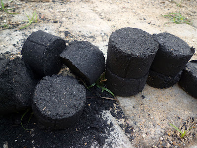 Ceramics and Art in Ghana: Corn Cob Charcoal