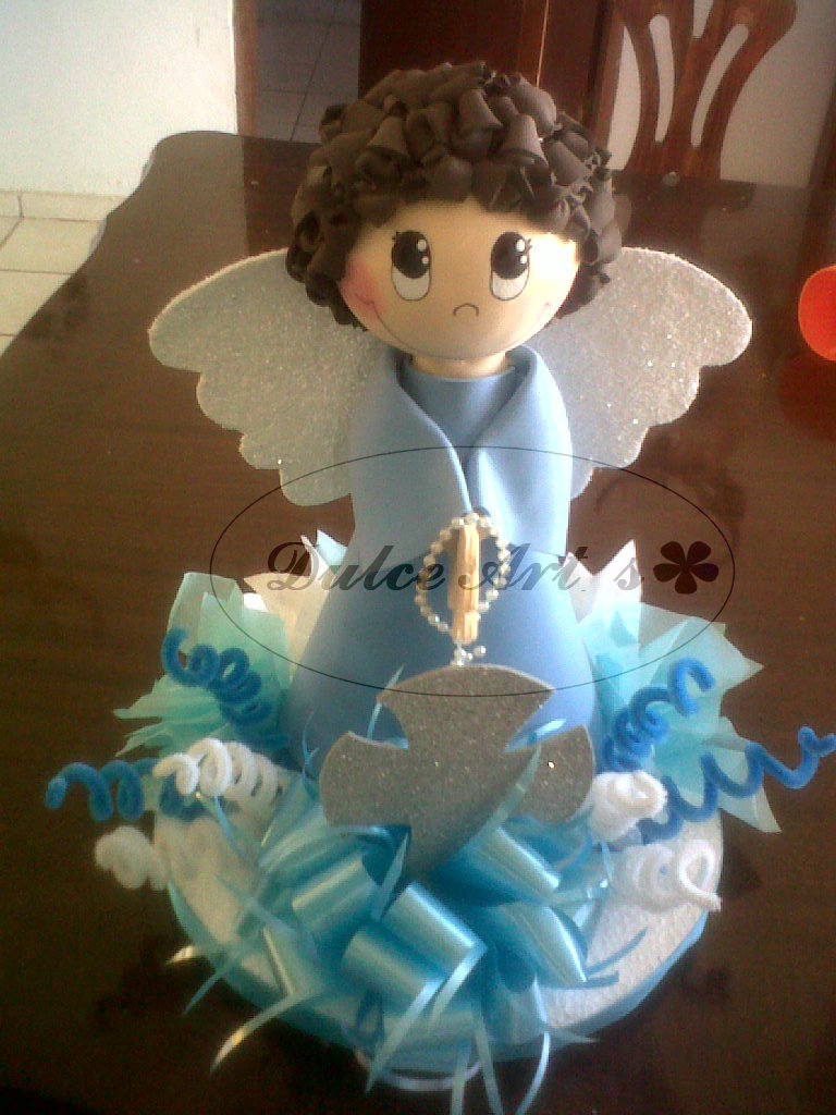 Dulce Art's: ANGELITOS BAUTIZO 2