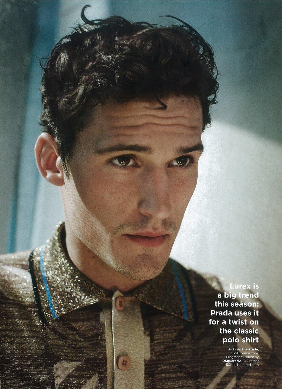 Select Model Management: Sam Webb in GQ December 2011