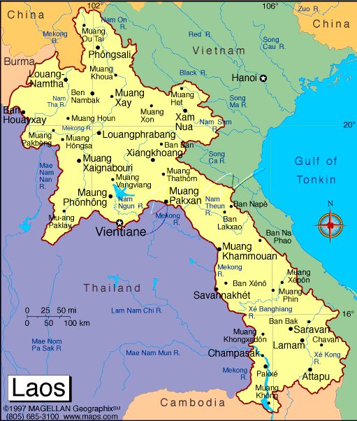 MAPS OF LAO