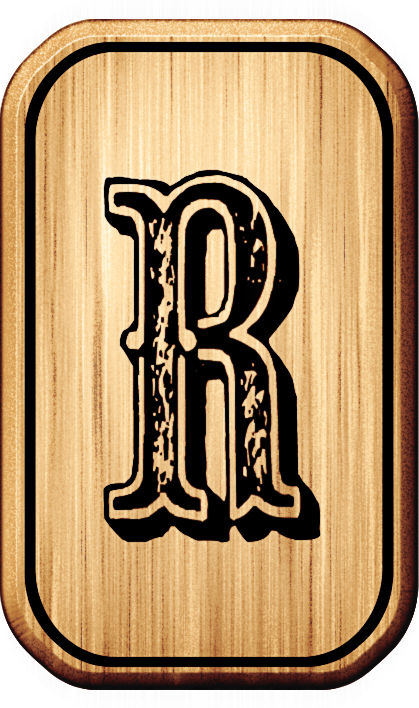 Abecedario Vaquero en Madera. Wooden Cowboy Alphabet. - Oh my Alfabetos!