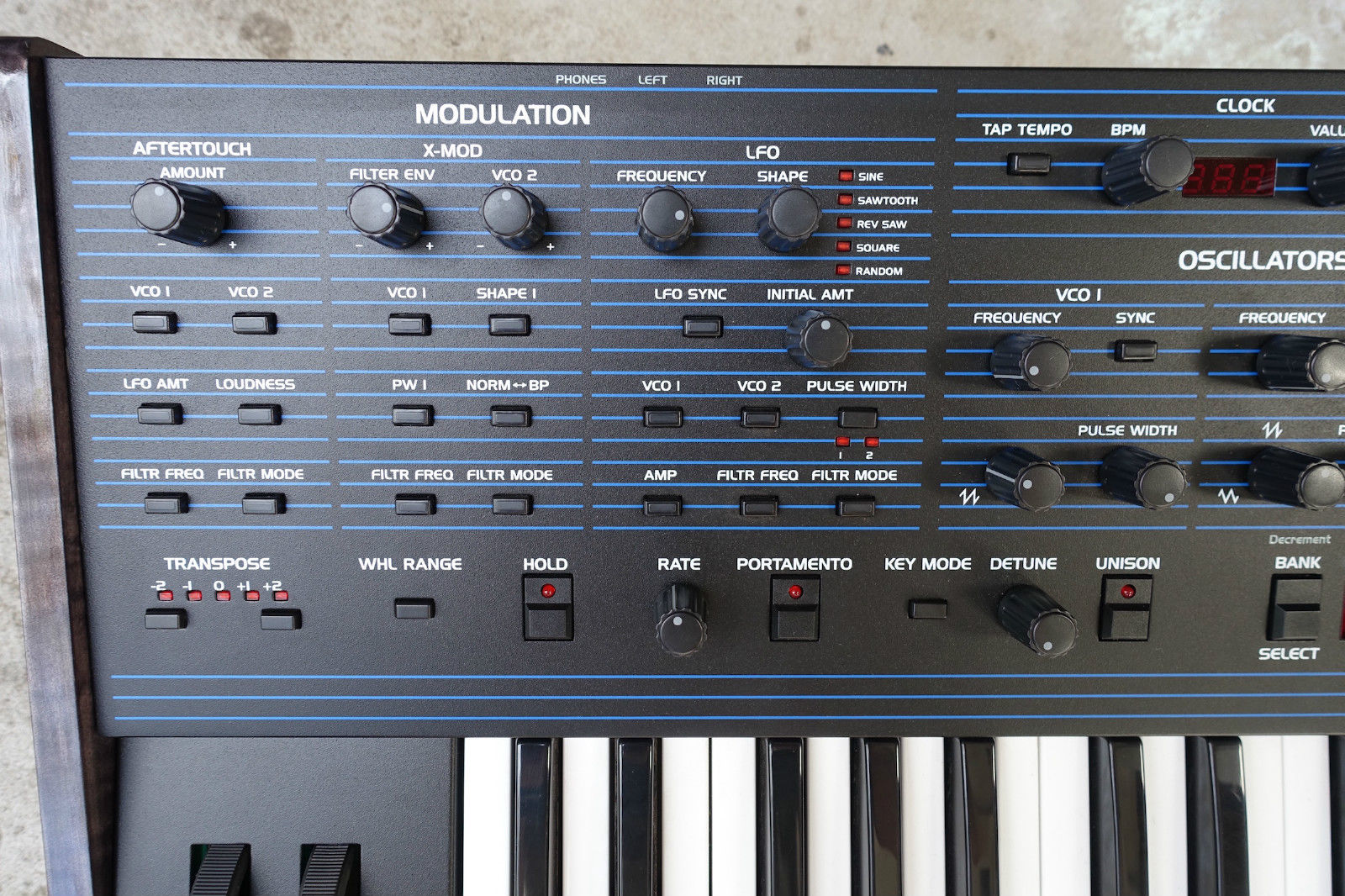 MATRIXSYNTH: Dave Smith Oberheim OB-6 SN 00125 w/ Custom Wood Side Panels