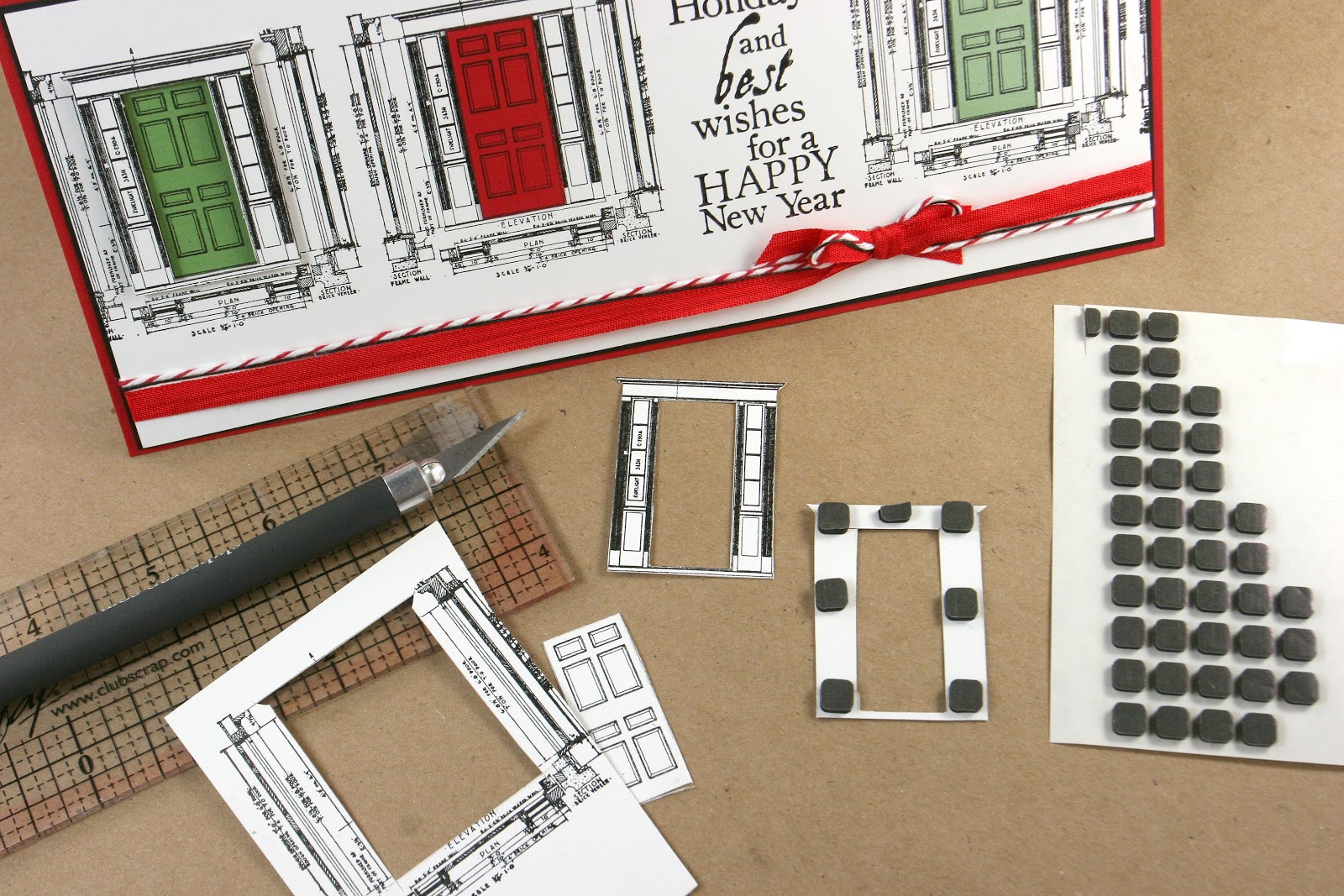 Kay's Keepsakes: Handmade Holiday Door Card