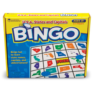 USA States andCapitals BINGO- CLASSROOM SET!