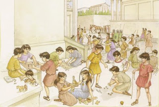 TRAJANO ADOPTA UN MONUMENTO: Juegos de los niños romanos