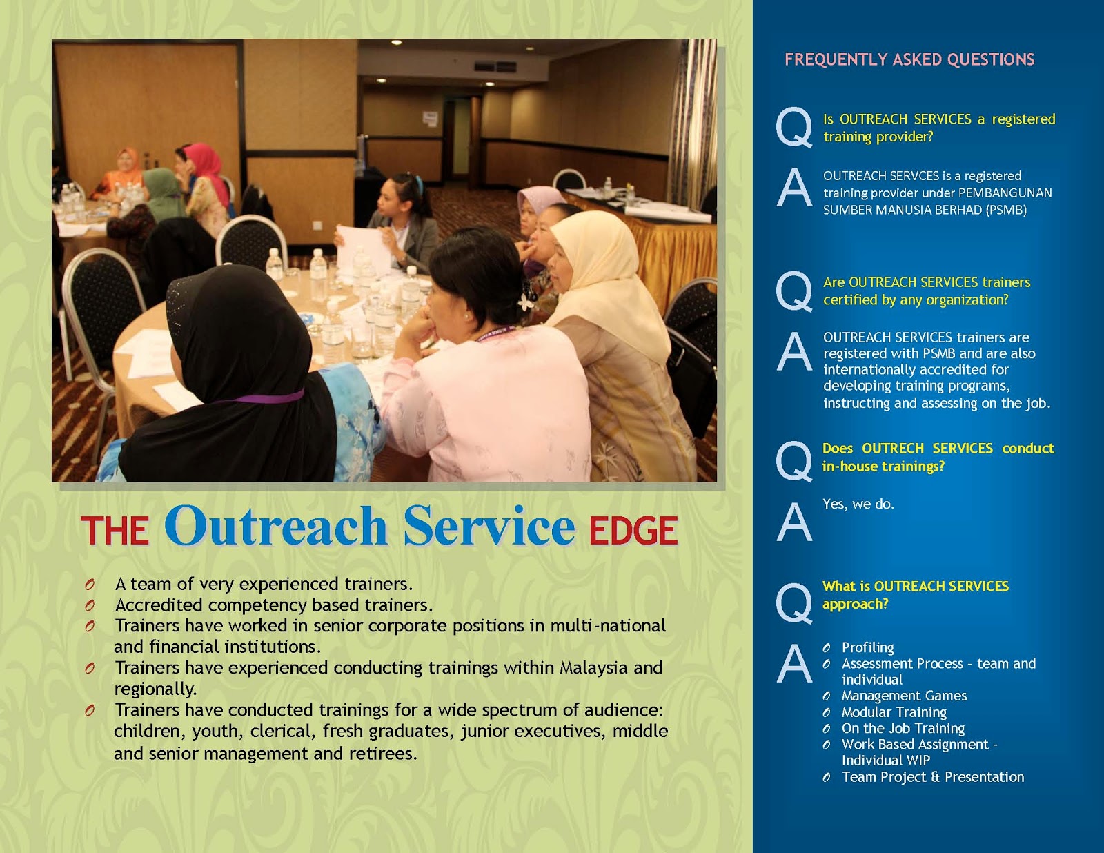 QSC Outreach Services: June 2011