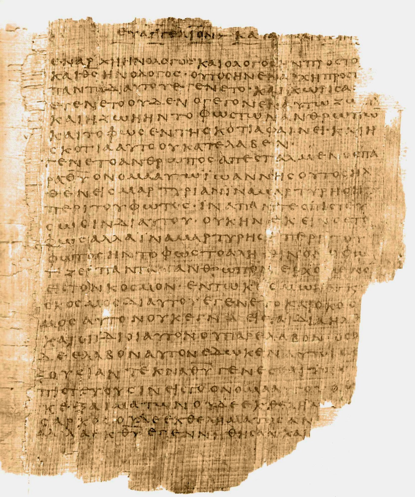 And the Word Was God (John 1, P66)