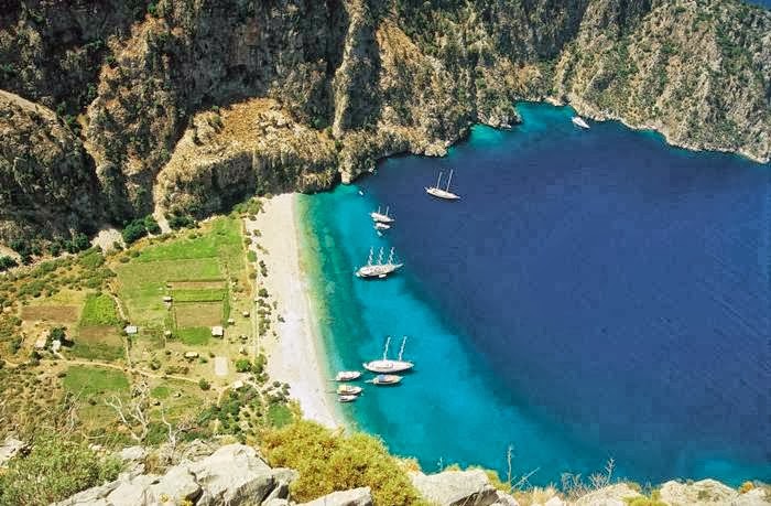 Amazing World & Fun: Butterfly Valley at Faralya, Turkey (Amazing ...