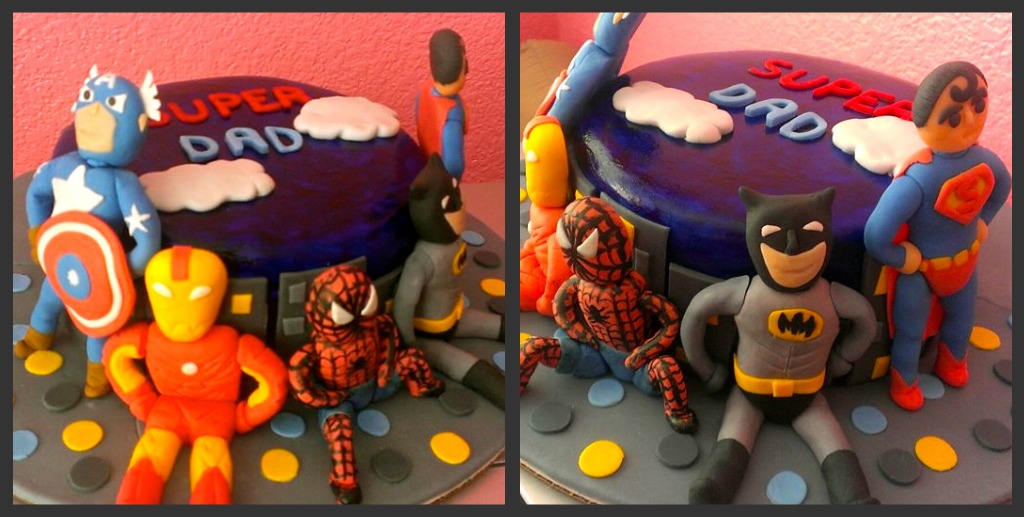 Piece-A-Cake! : Father's Day Superhero Cake