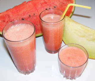 Smoothie de pepene rosu si galben | Retete Culinare : Preparatedevis.ro
