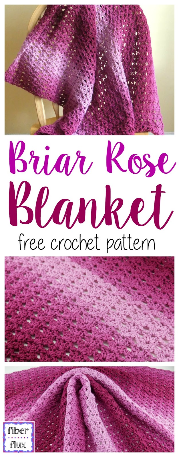 Free Crochet Pattern...Briar Rose Blanket! | Fiber Flux...Adventures in ...