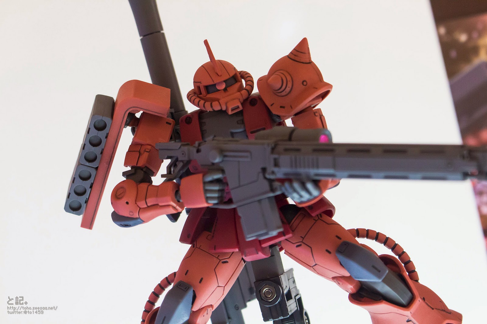 GUNDAM GUY: HG 1/144 Char Aznable Zaku II [Gundam The Origin] - On ...