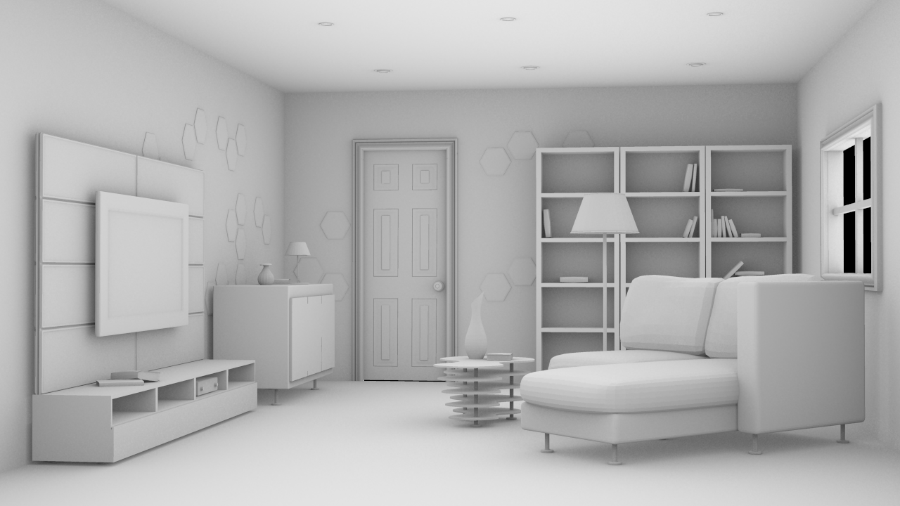 Sabrina Nunes: Interior with Ambient Occlusion