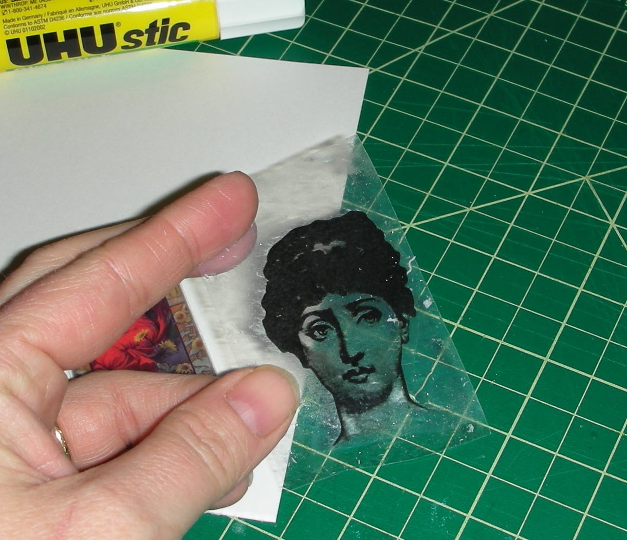 Suzanne I Am: Transfering Images using Packing Tape