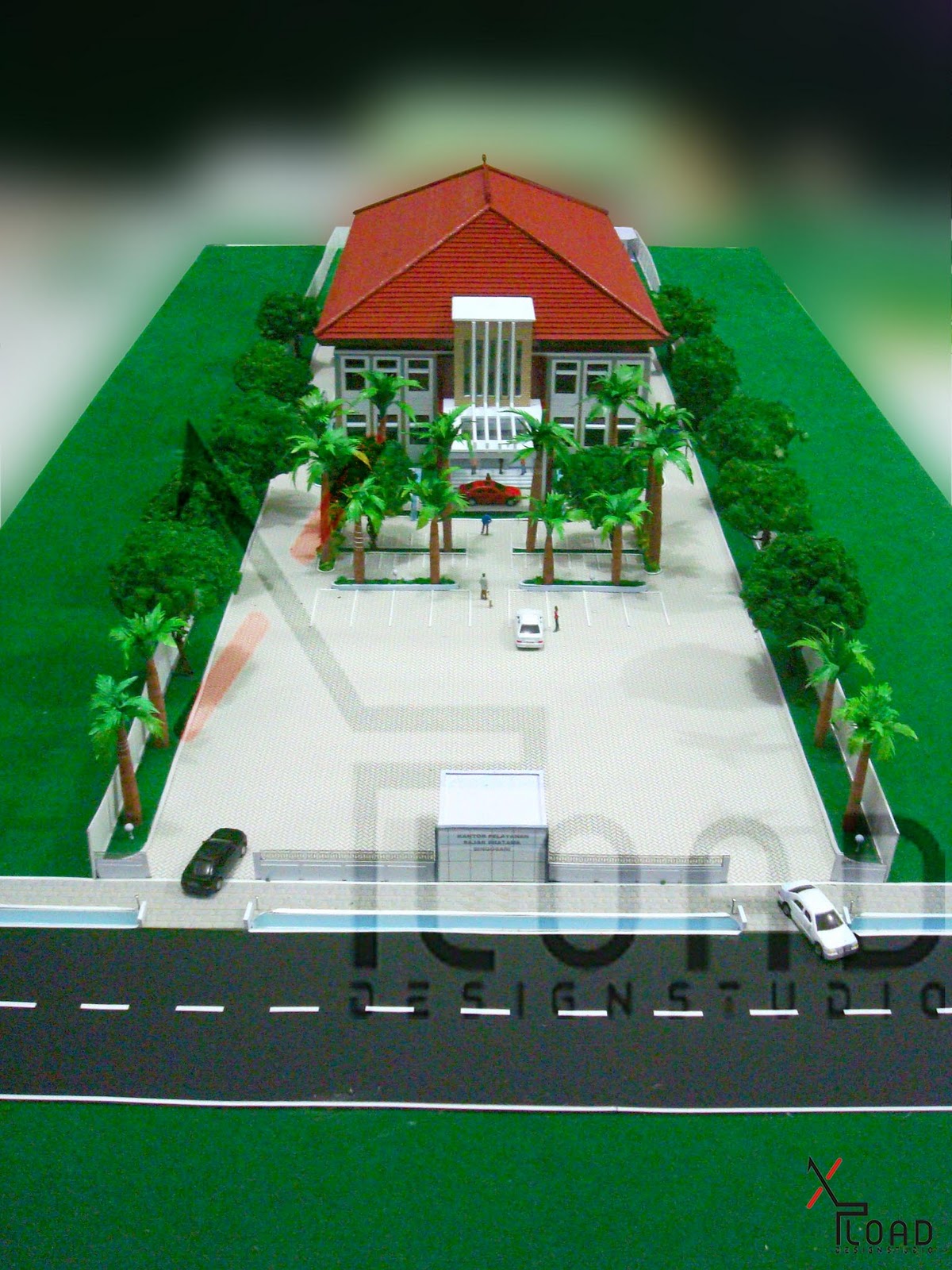 Xpload Design studio: Maket KPP Singosari Malang Jawa Timur (Skala 1:100)