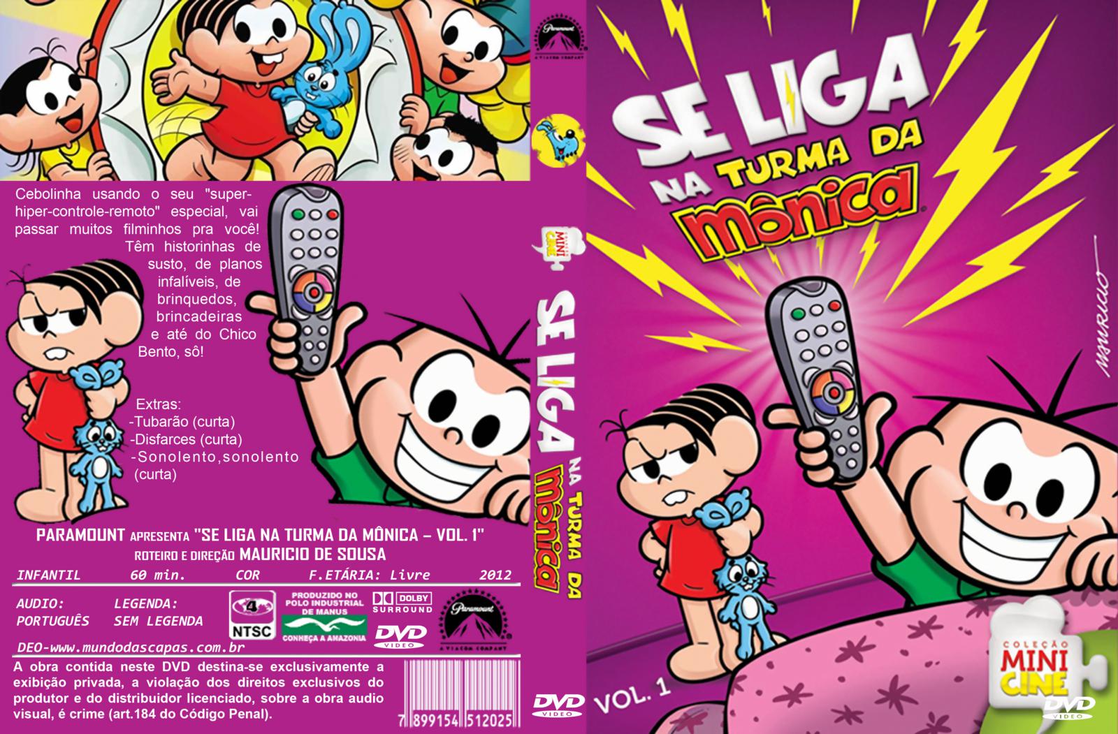 capas dvd nilson: SE LIGA NA TURMA DA MONICA
