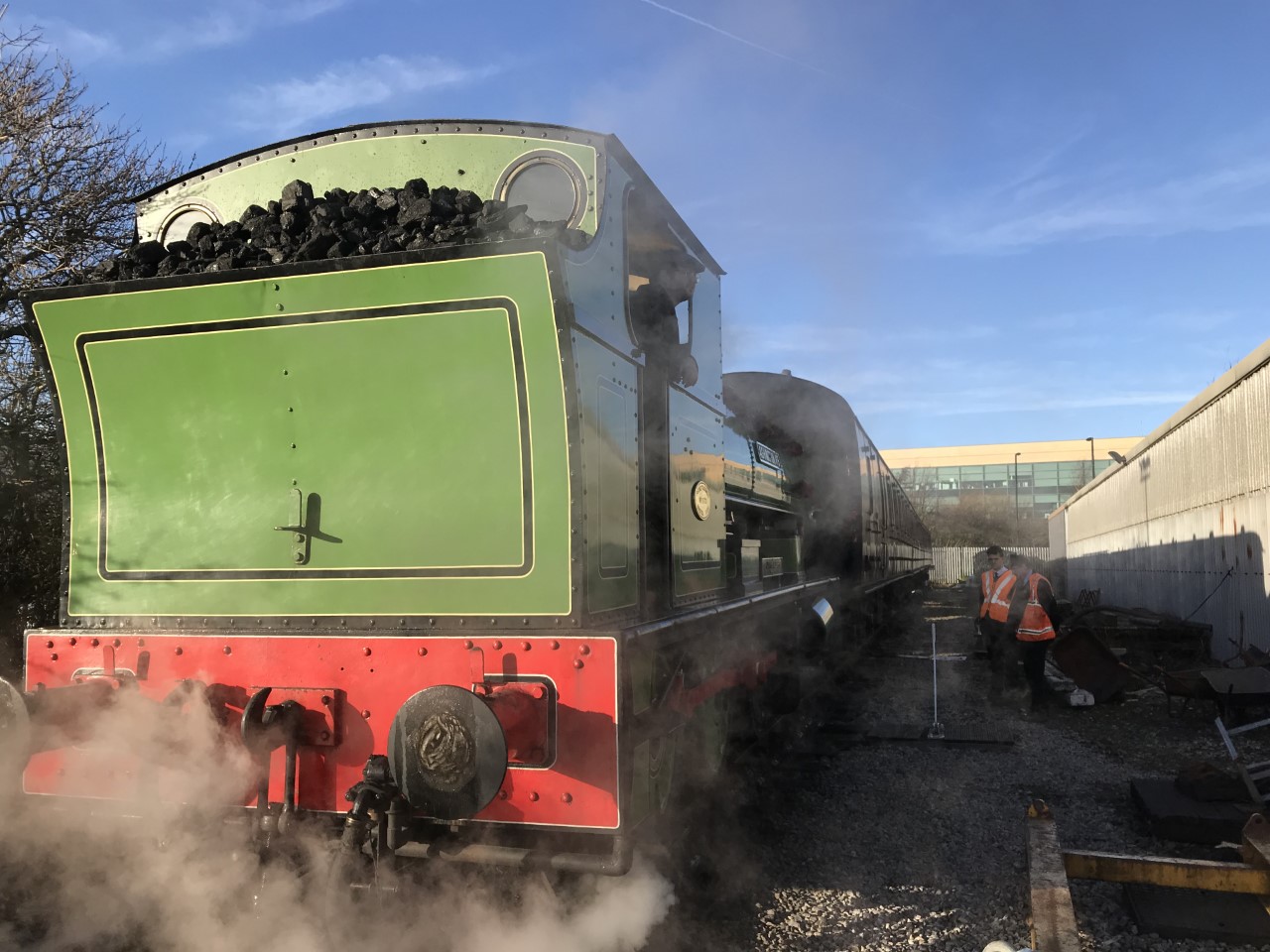 North Tyneside Steam Railway: Ashington No.5 in service today